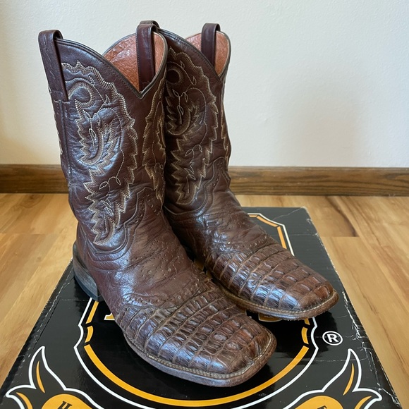 Dan Post | Shoes | Dan Post Caiman Tail Womens Boots In Color Cigar ...